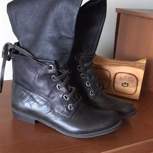 7 For All Mankind | Shoes | 7 For All Mankind Olivia Lace Up Boots ...